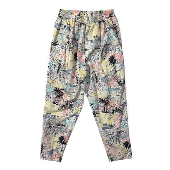 GAP | Pants & Jumpsuits | Vintage Gap Pants 8s 90s Beach Tropical Boats ...
